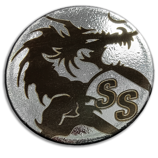 1 oz Silver Seeker Logo Dragon Grip Round | Coolstax Vault